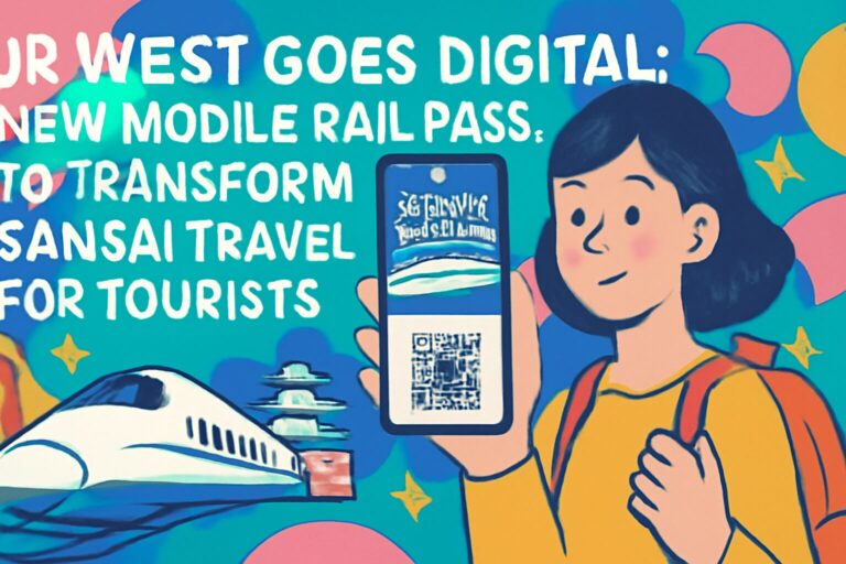 JR-West Goes Digital: New Mobile Rail Pass to Transform Kansai Travel ...