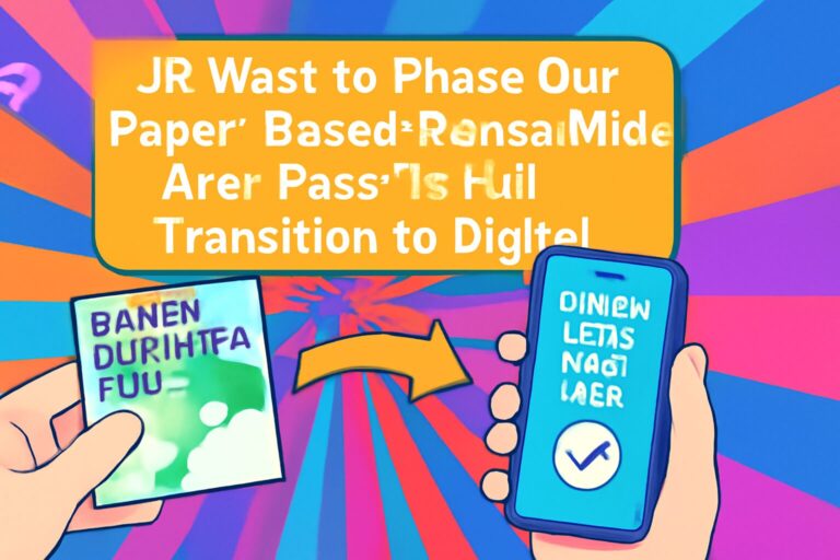 JR West to Phase Out Paper-Based ‘Kansai Wide Area Pass’ in Full ...