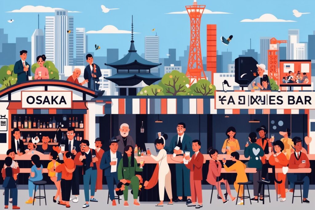 The Art of the Elbow Rub: Decoding Osaka’s Tachinomi Culture | Osakaa